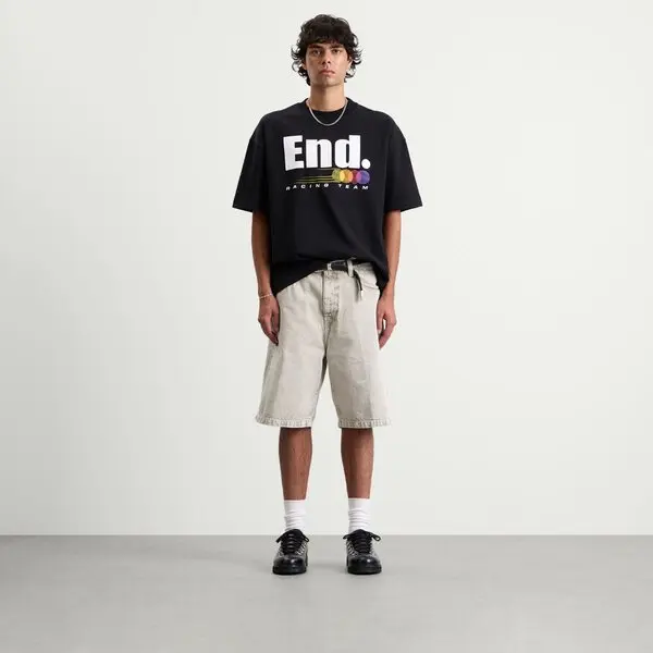 END. Race Team Graphic T-shirt - Black