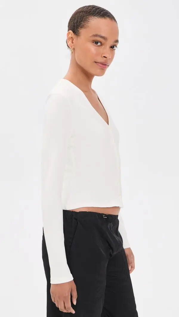 Good American Rib Cardigan