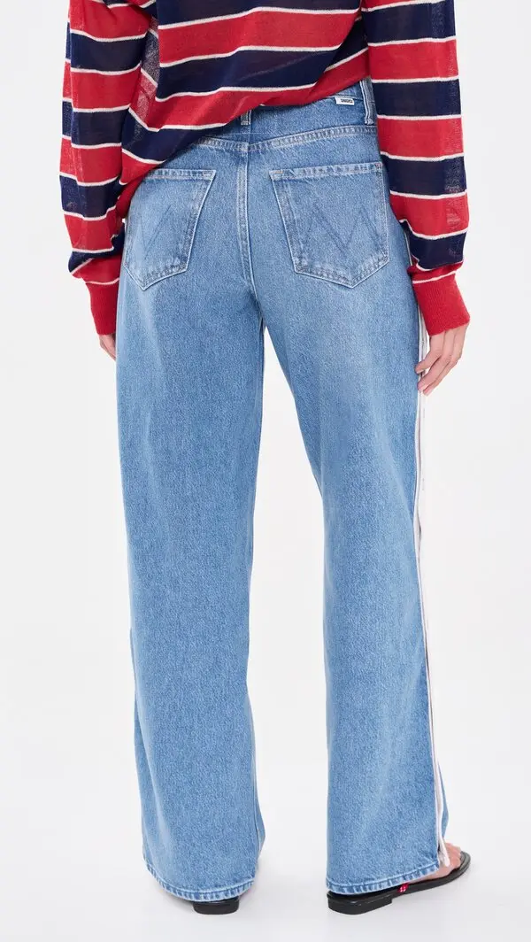MOTHER The Stripe Resealable Skimp Jeans