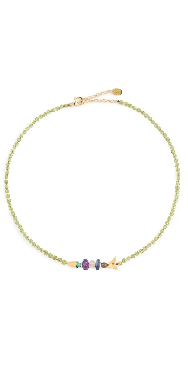 Chan Luu Beaded Necklace With Semi-precious Stones