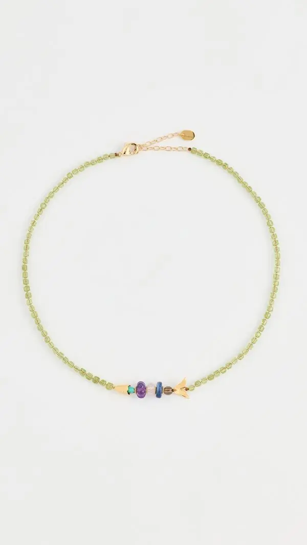 Chan Luu Beaded Necklace With Semi-precious Stones