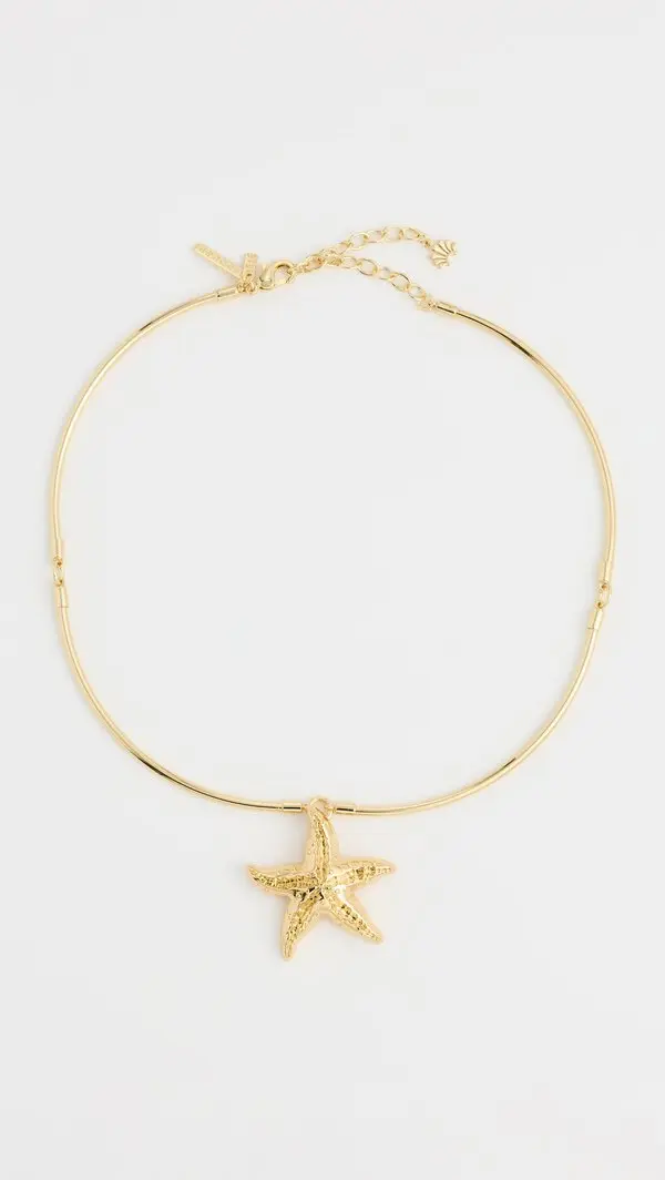 Lele Sadoughi Starfish Collar Necklace