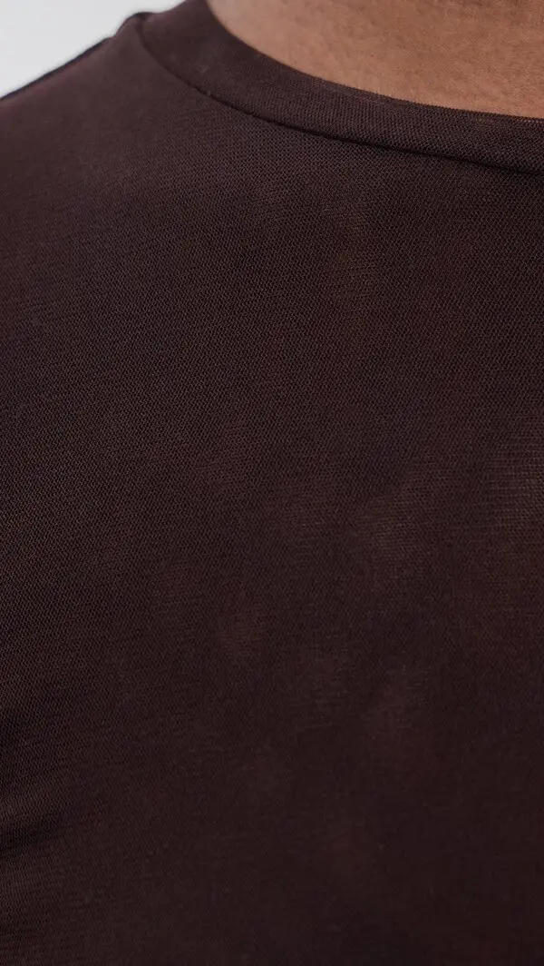 MEIMEIJ Tulle Long Sleeve Fitted Top