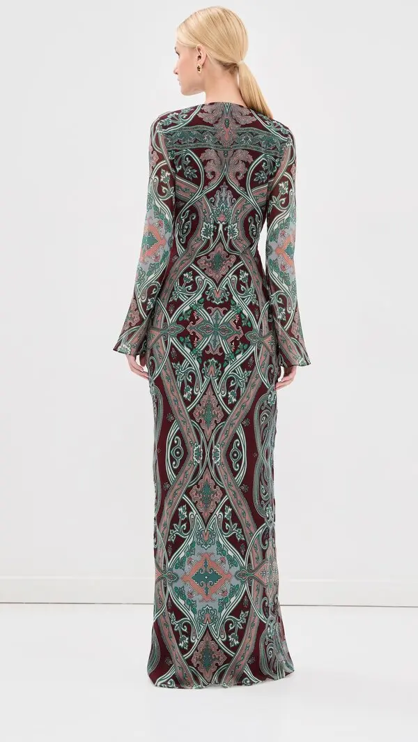 Veronica Beard Daciana Silk Maxi Dress