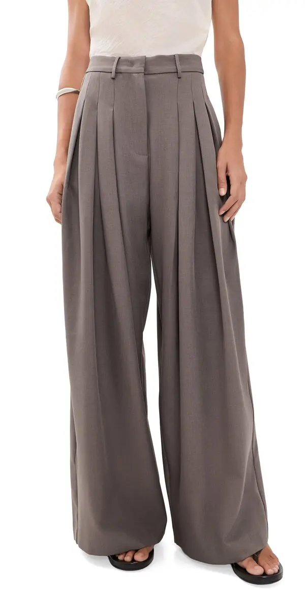 MEIMEIJ Oversized Wide Leg Pleated Pants