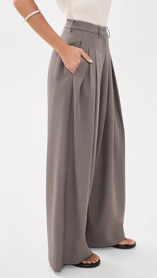 MEIMEIJ Oversized Wide Leg Pleated Pants