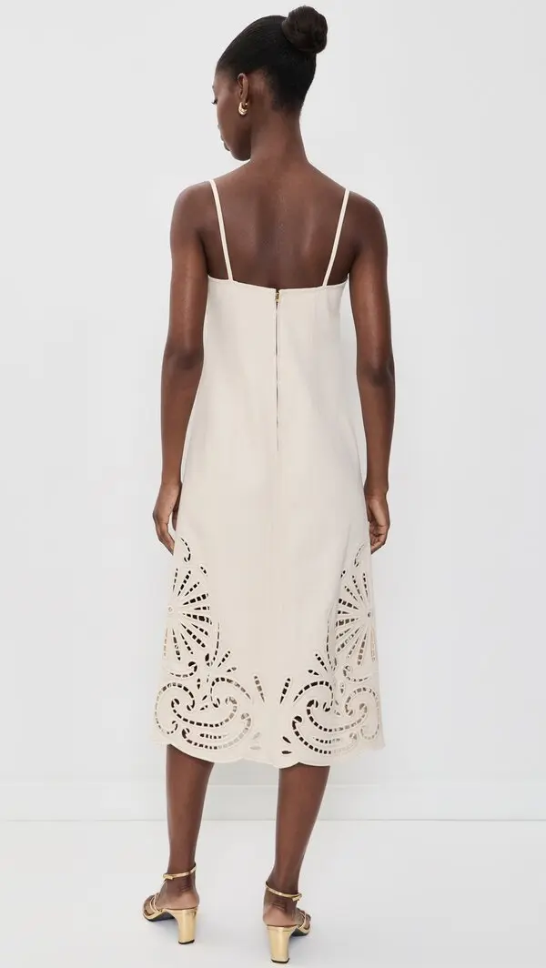 Ulla Johnson The Jane Eyelet Denim Dress