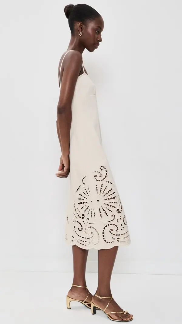 Ulla Johnson The Jane Eyelet Denim Dress