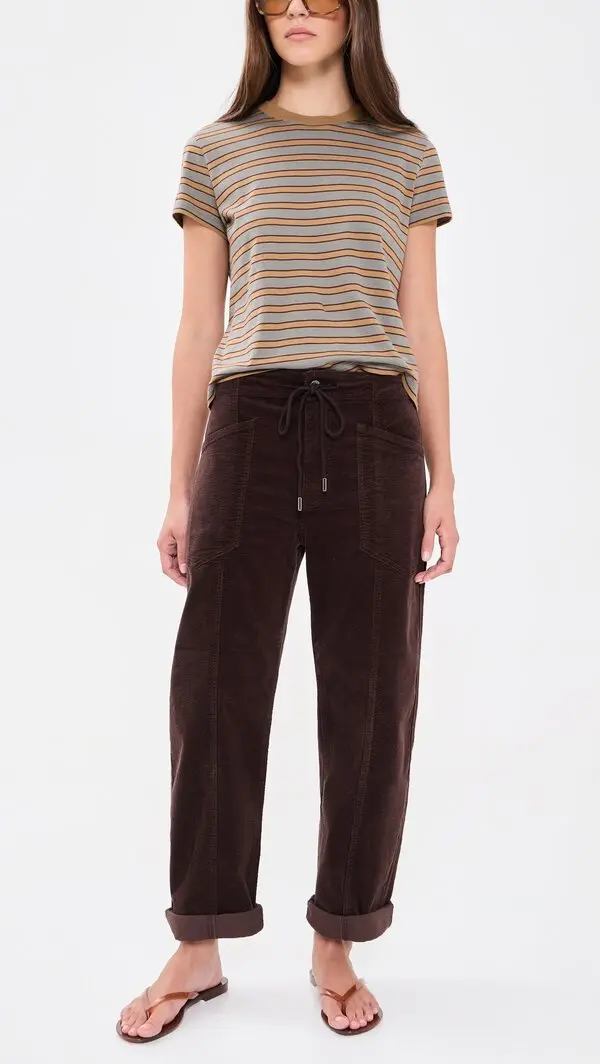 DAZE Villa Corduroy Barrel Pants