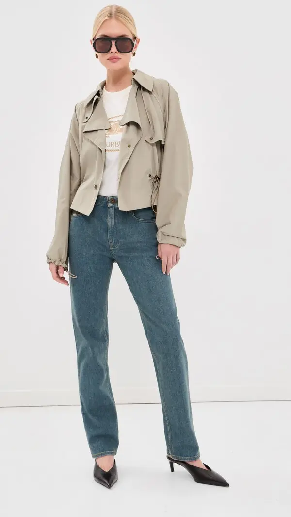 Burberry Lightweight Technical Weave Rosewin Jacket