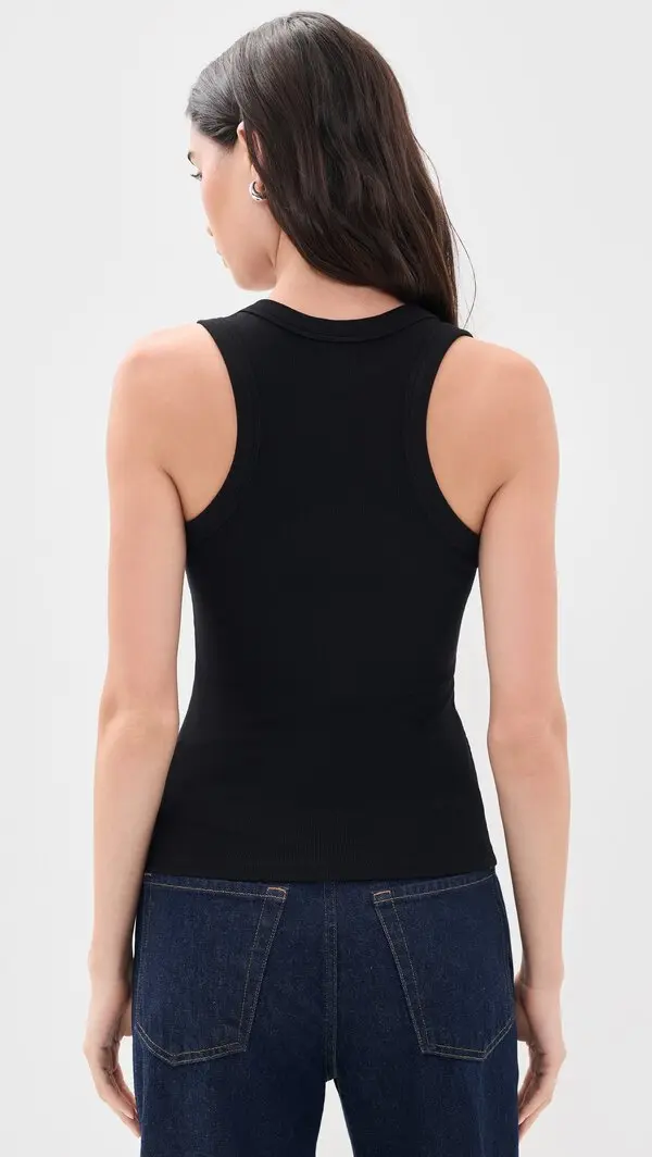 L'Agence Shania Racerback Tank - Black