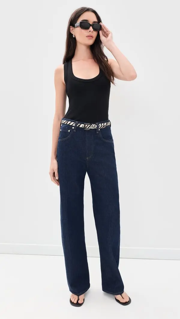 L'Agence Shania Racerback Tank - Black