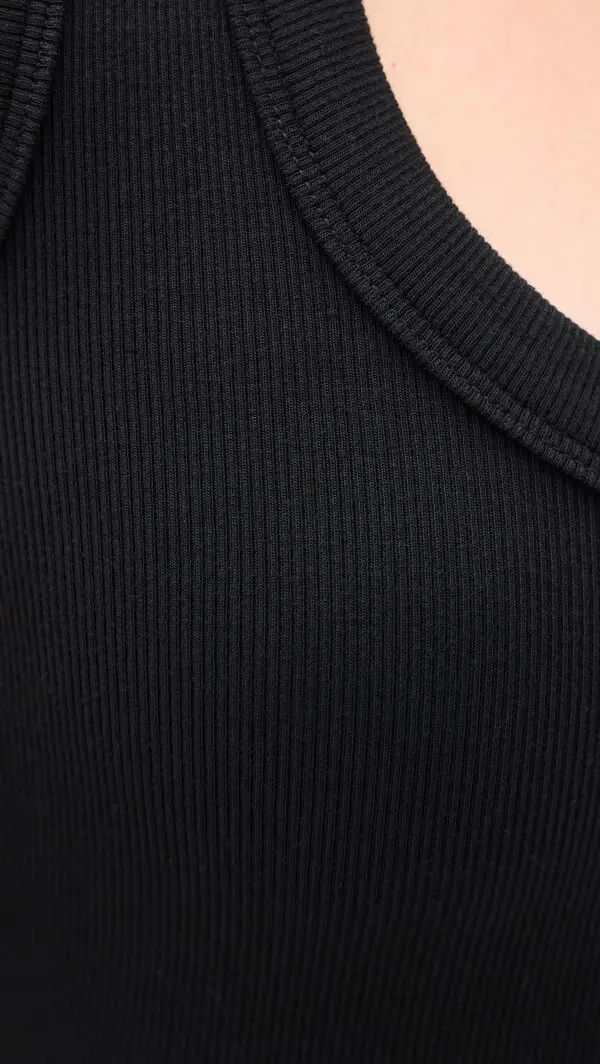 L'Agence Shania Racerback Tank - Black