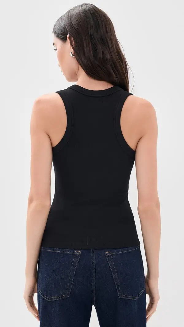 L'Agence Shania Racerback Tank - Black