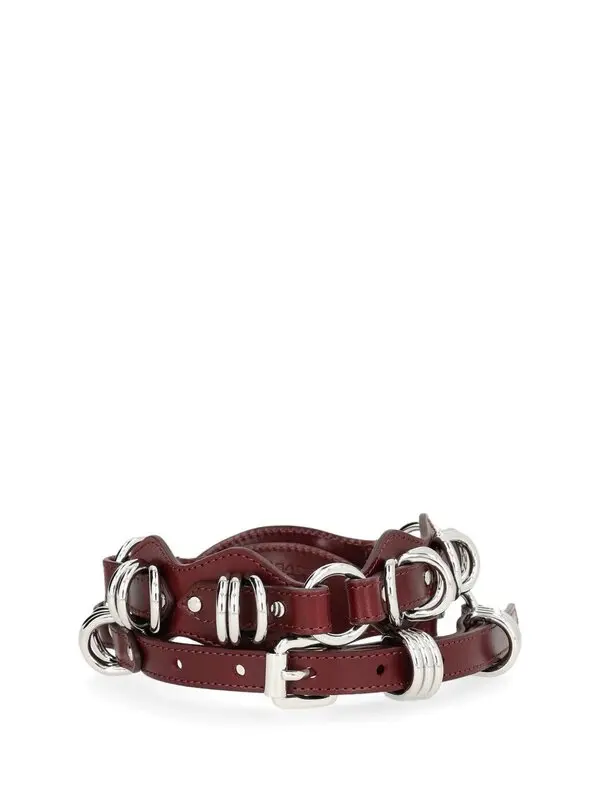 Isabel Marant Étoile Bolton Leather Belt With Metal Rings - Multicolor