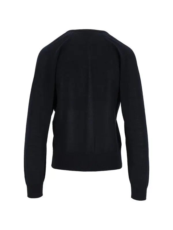 FORTE_FORTE V-neck Lightweight Wool Blend Sweater