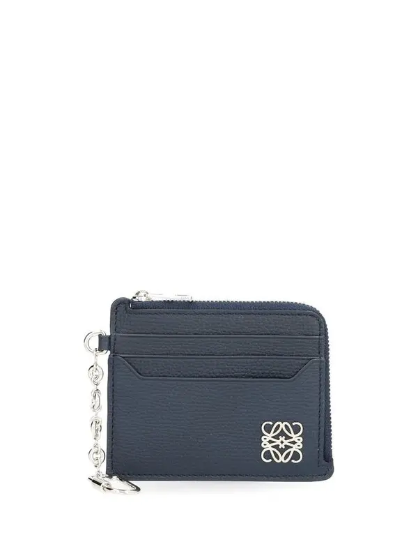 Loewe Anagram Square Card Holder - Blue