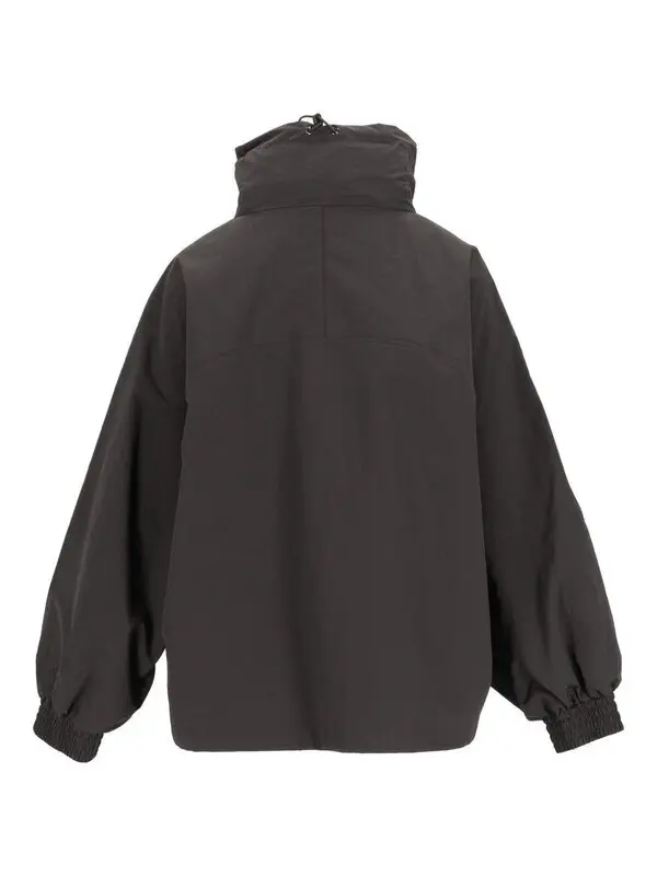 Max Mara Oversized Water-repellent Canvas Jacket - Black