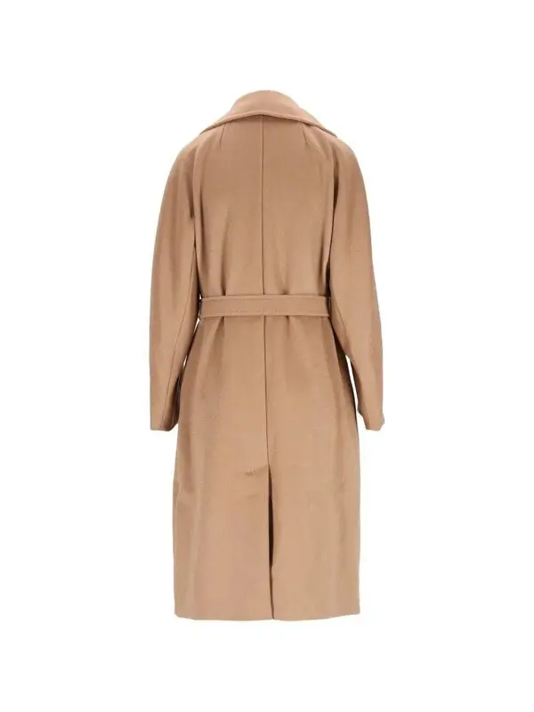 Max Mara Resina Drap Wool Long Coat Double Breast