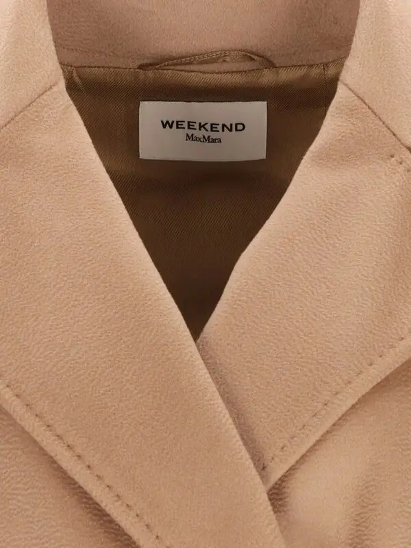 Max Mara Resina Drap Wool Long Coat Double Breast