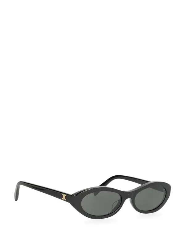 Celine Triomphe Acetate Sunglasses - Black