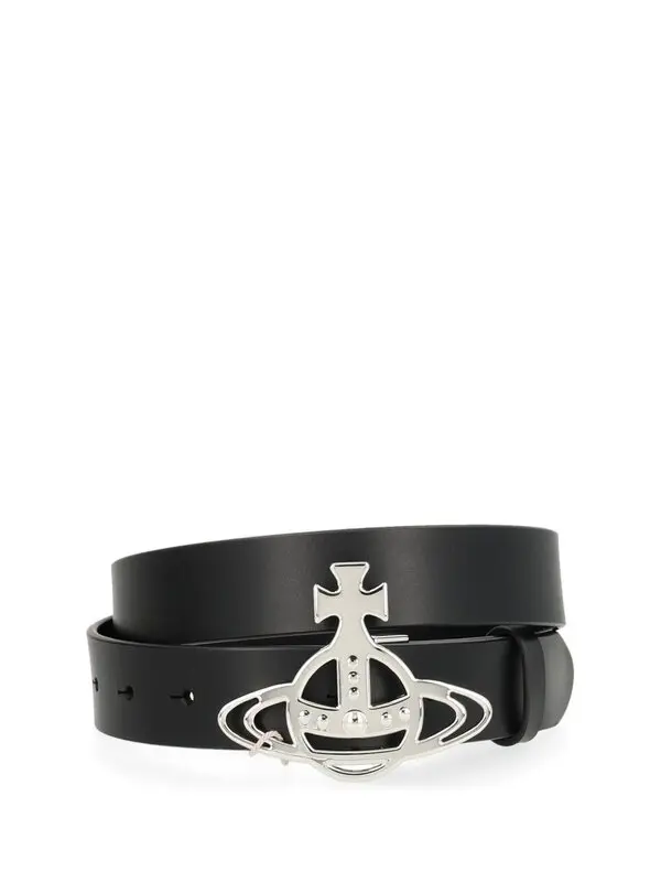 VIVIENNE WESTWOOD Orb Buckle Leather Belt