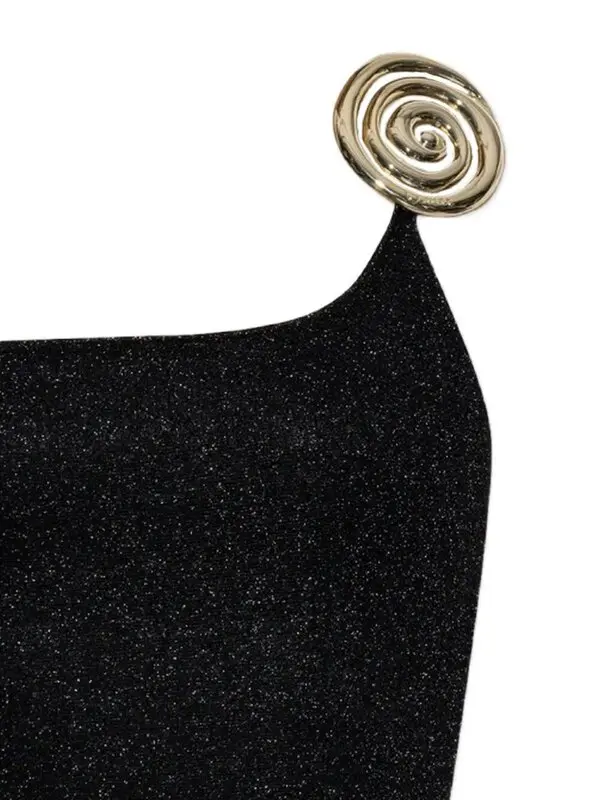 Oseree Spiral One-shoulder Swimsuit