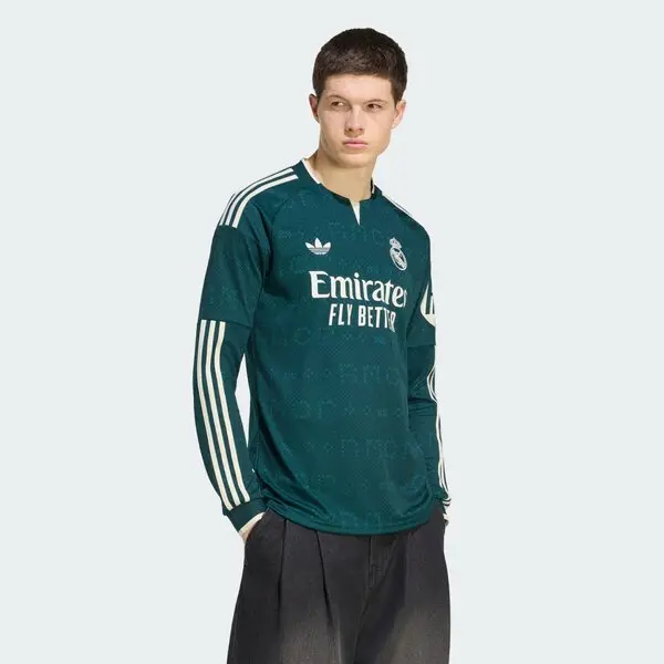 Adidas Real Madrid 26/27 Away Jersey Long Sleeve - Aurora Ivy