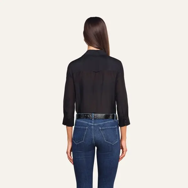 L'Agence Dani Cotton-silk Blouse