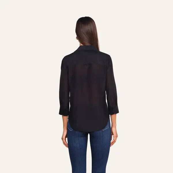 L'Agence Dani Cotton-silk Blouse