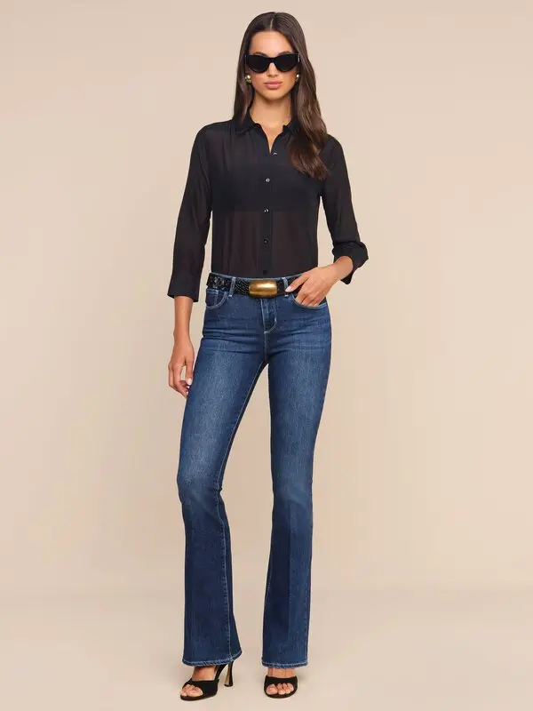 L'Agence Dani Cotton-silk Blouse