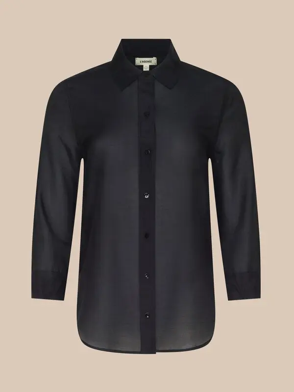 L'Agence Dani Cotton-silk Blouse