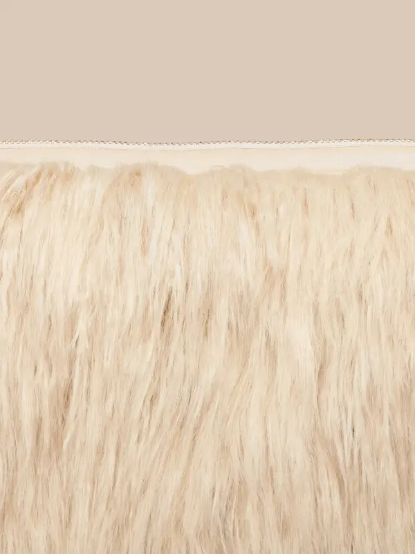 L'Agence Adelina Faux Fur Clutch