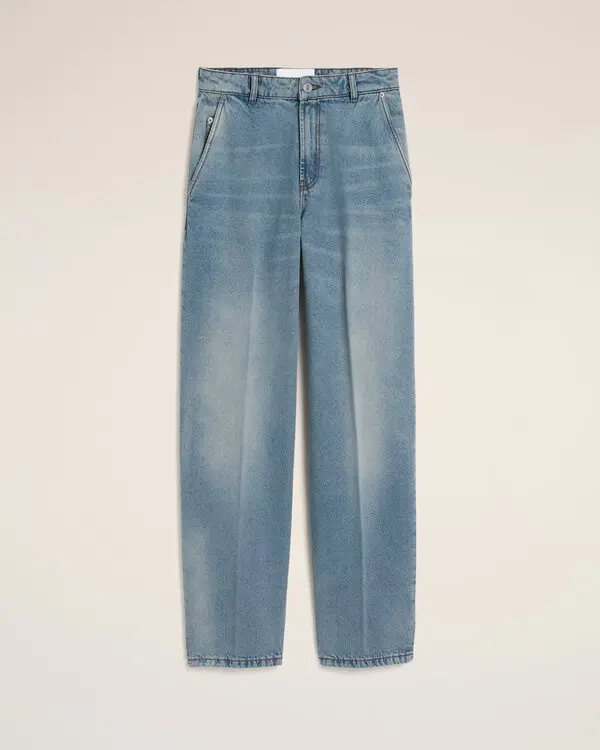 AMI Paris Balloon-fit Cotton Jeans