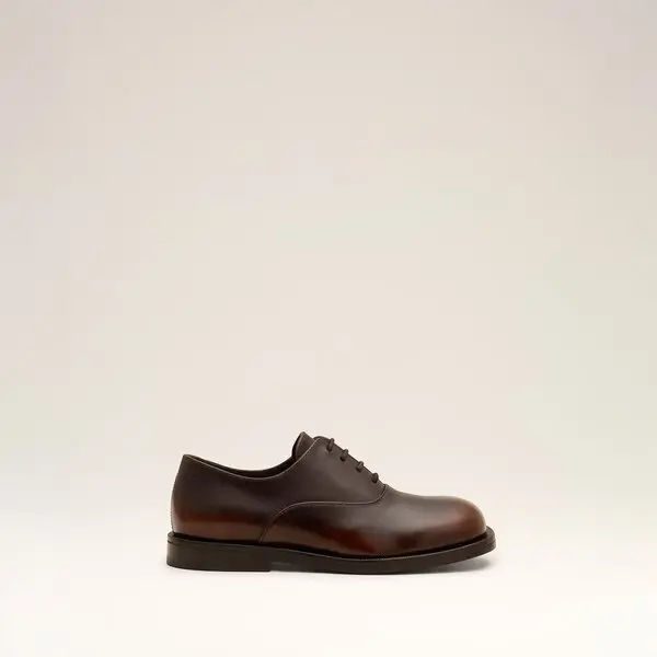 AMI Paris Cow Leather Oxford Shoes