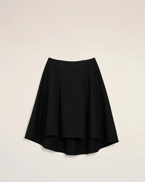 AMI Paris A-line Midi Skirt
