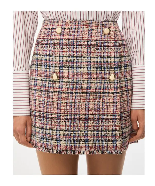 IBLUES A-line Skirt With Button Detail