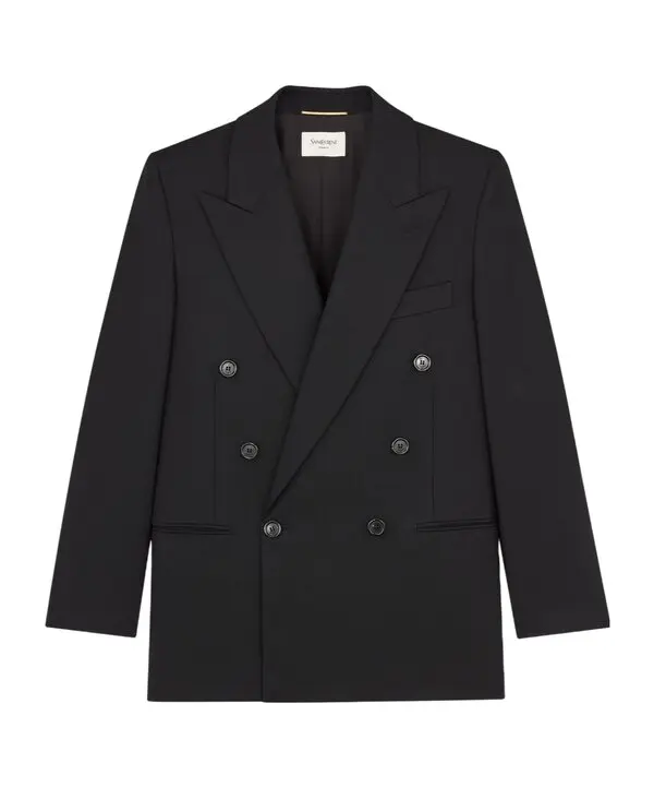 Saint Laurent Double-breasted Wool Jacket
