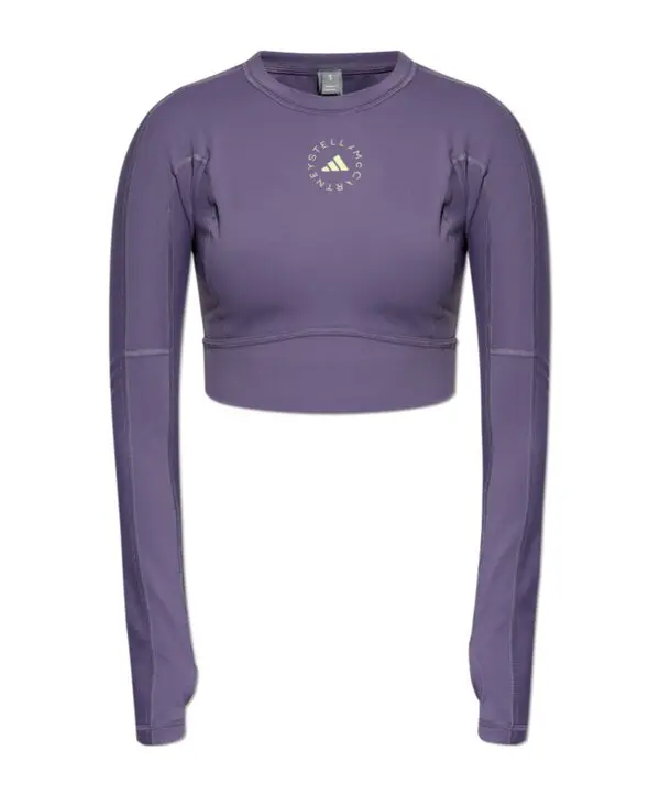Adidas By Stella McCartney Short Crewneck Training T-shirt - Trapur