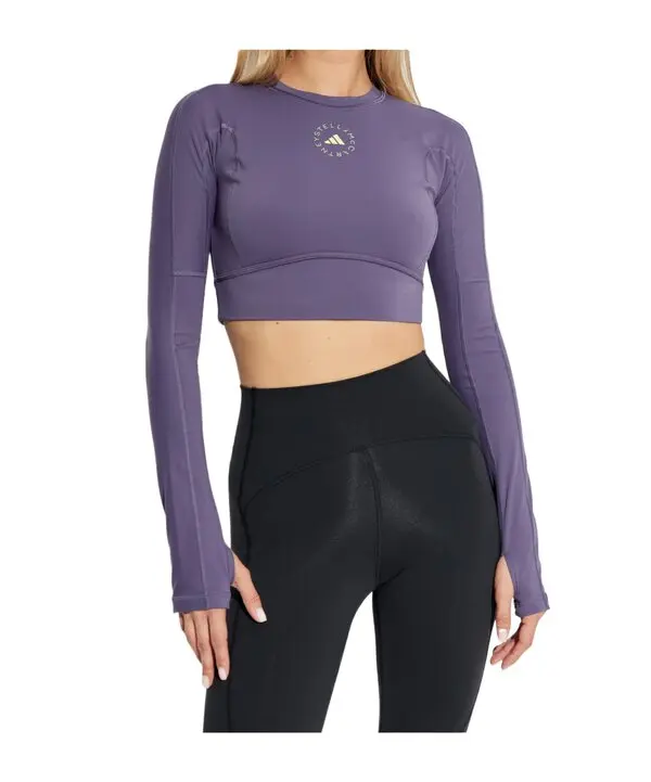 Adidas By Stella McCartney Short Crewneck Training T-shirt