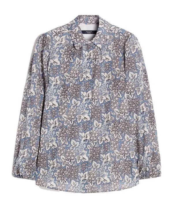Max Mara Periodi All-over Printed Shirt - Gray