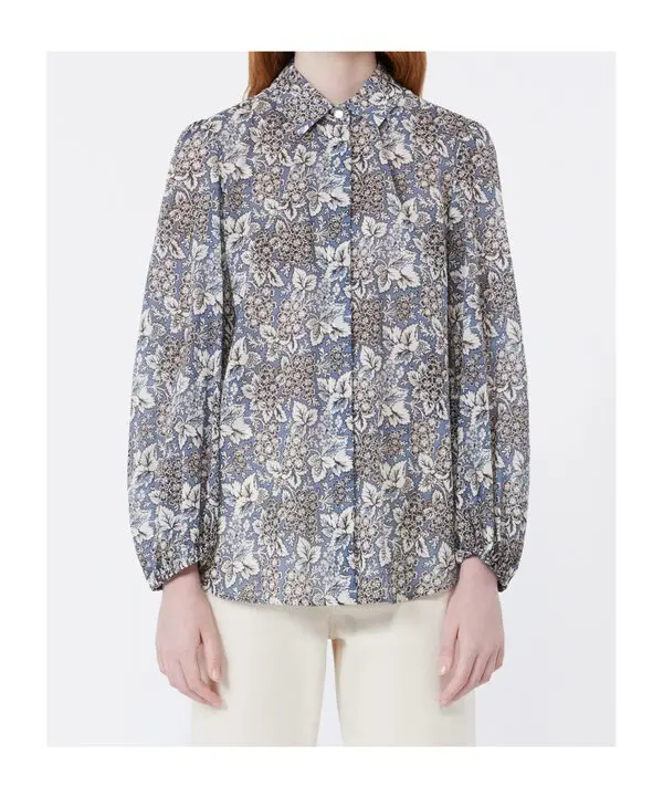 Max Mara Periodi All-over Printed Shirt - Gray