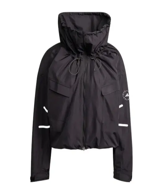 Adidas By Stella McCartney Hooded Reflective-detail Jacket
