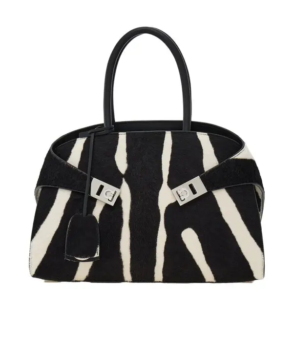 FERRAGAMO Hug Small Printed Tote Bag