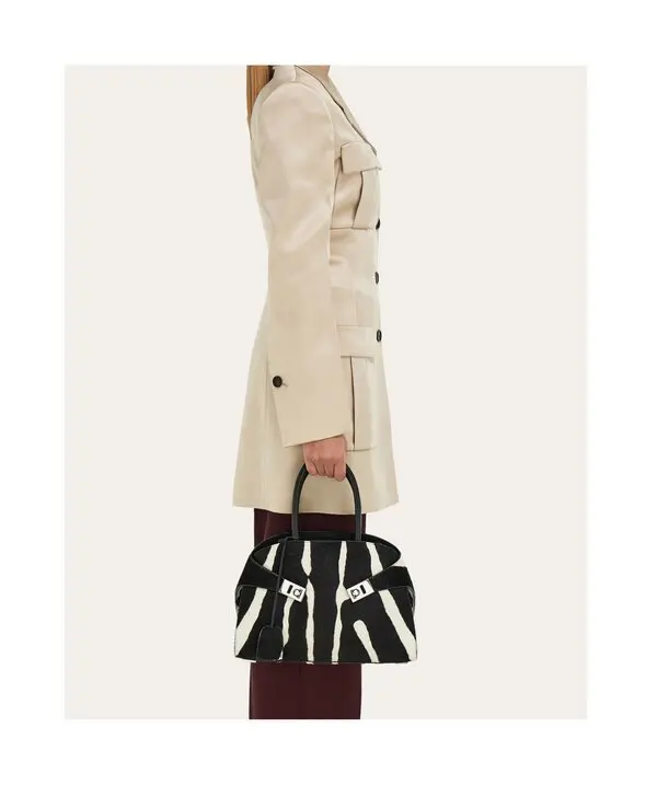FERRAGAMO Hug Small Printed Tote Bag