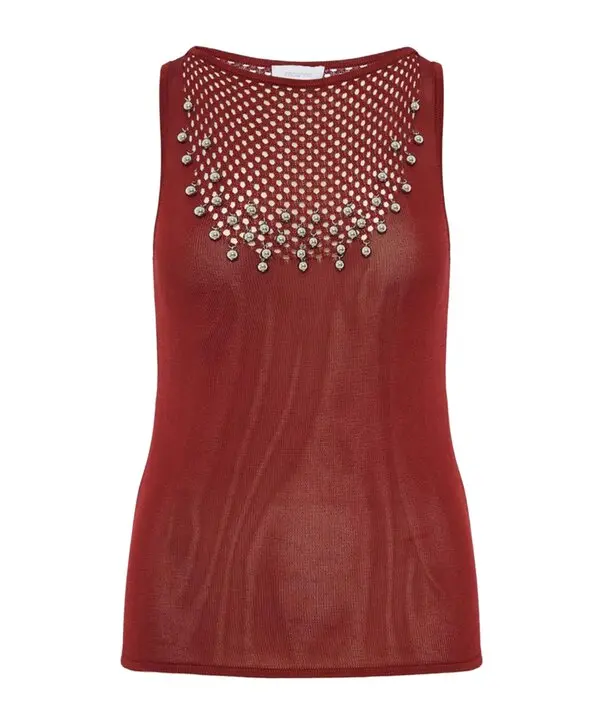 Rabanne Embellished Beaded Vest