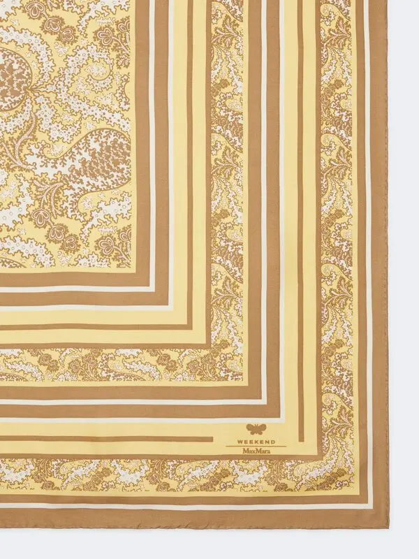 Max Mara Square Silk Scarf