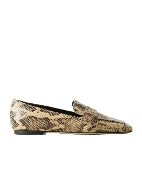 AeydĒ Tom Imitation Snake-pattern Loafers