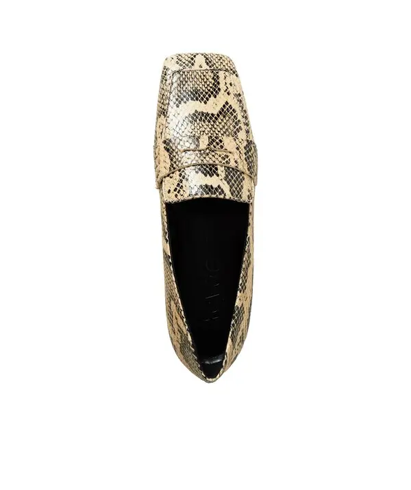 AeydĒ Tom Imitation Snake-pattern Loafers