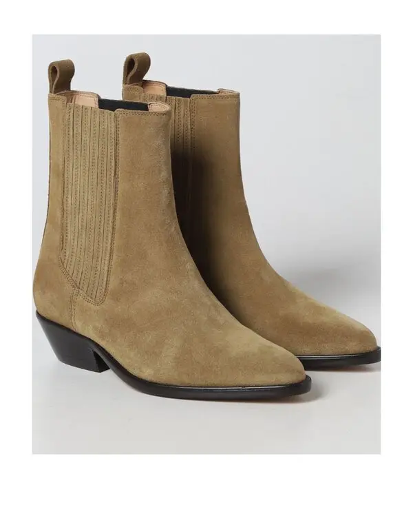 Isabel Marant Étoile Delena Pointed Toe Ankle Boots - Brown